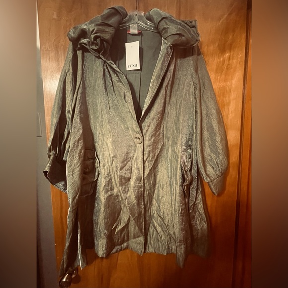 IC COLLECTION | Jackets & Coats | Nwt Womens Shimmering Green Dress ...